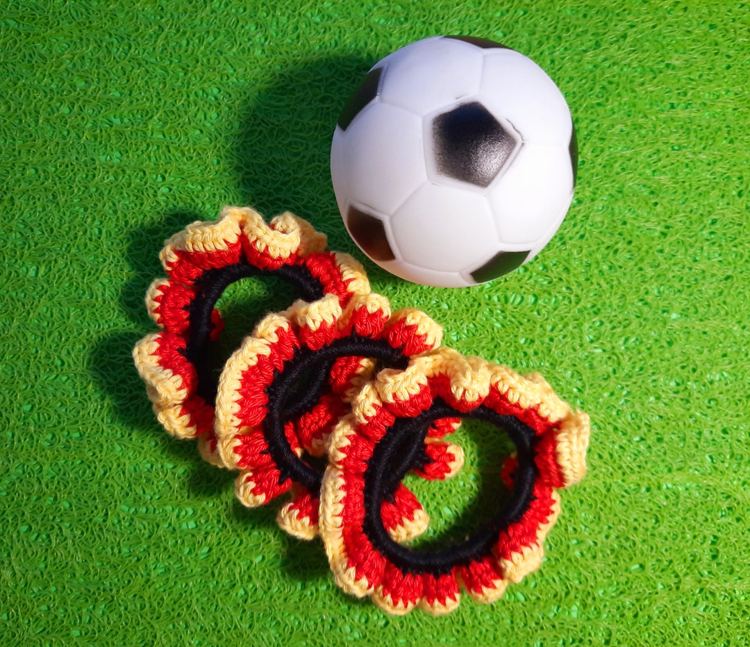 Germany Colors Crocheted Srunchie/ Fan Accessory Germany Football ...