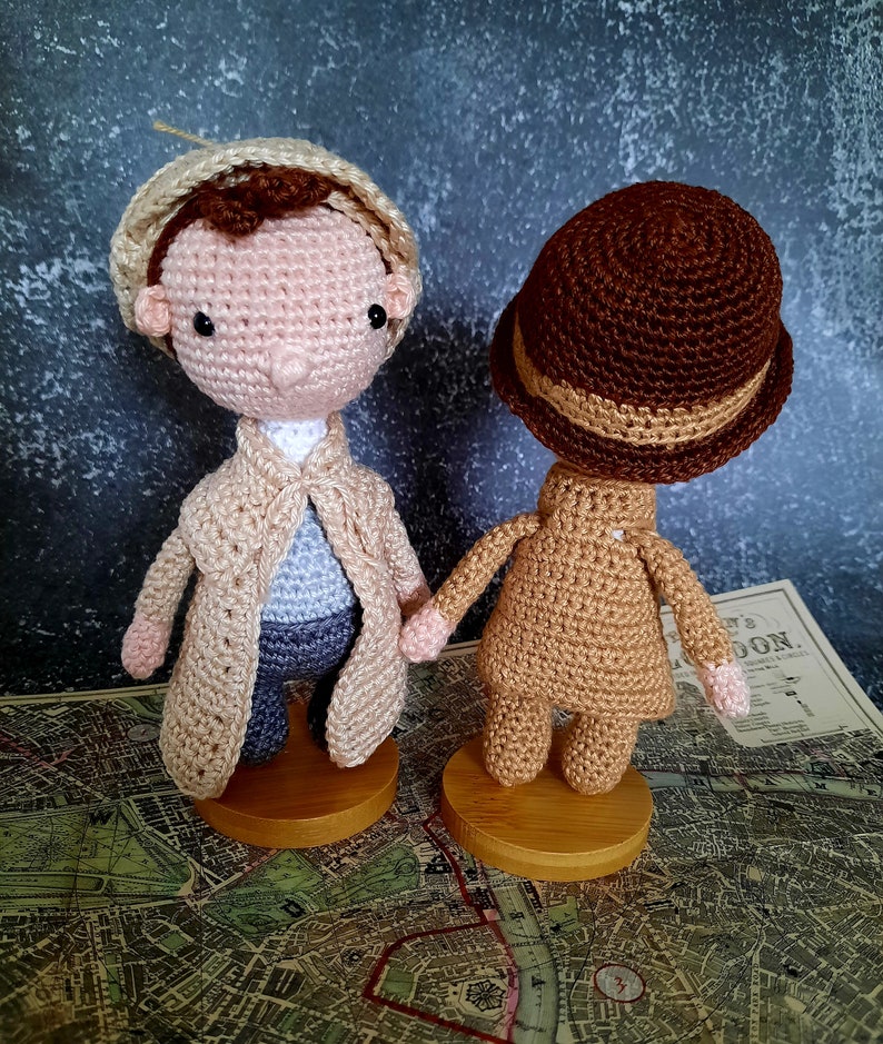 Sherlock Holmes and Dr. John Watson Crocheted Figures/ Amigurumi for ...
