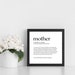 MOTHER Definition Poster Printable Gift for Mother's Day Gift Idea for ...