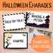 Printable Halloween Charades Game for Kids and Adults 40 Word Cues - Etsy