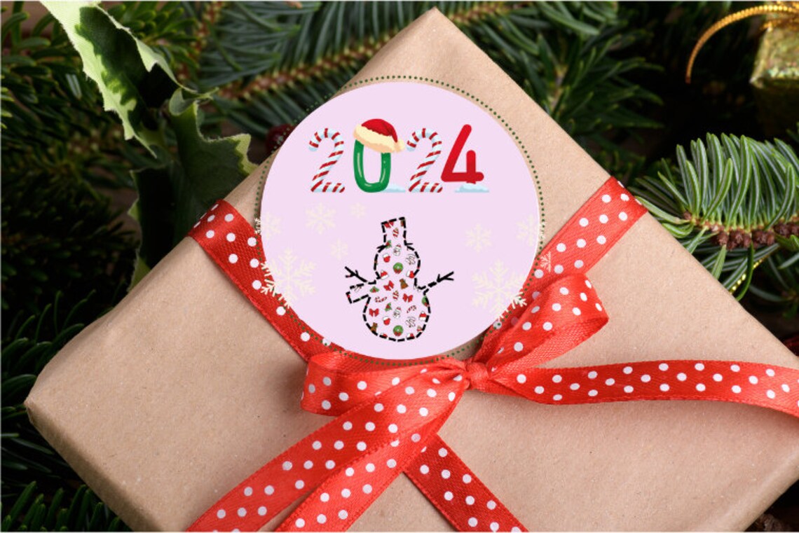 Christmas Themed Stickers for 2024 Digital Download - Etsy