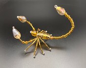 Beaded Scorpion Gold - Etsy