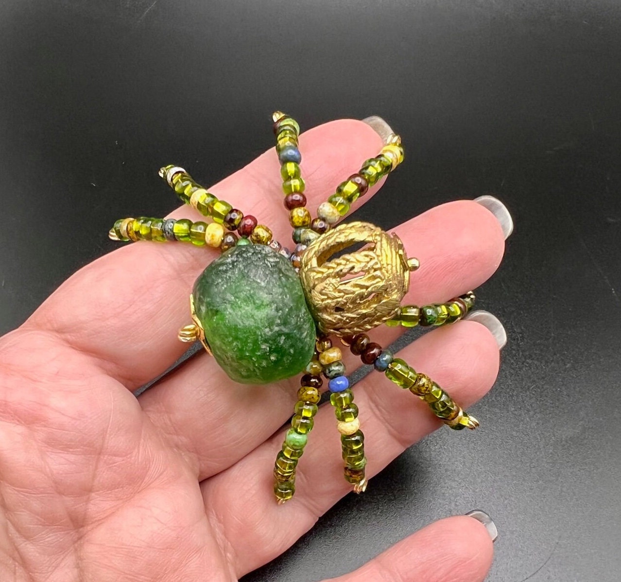 Green Thicc Boi Spider - Etsy