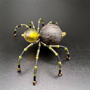 Ancient Bog Oak Beaded Spider - Etsy