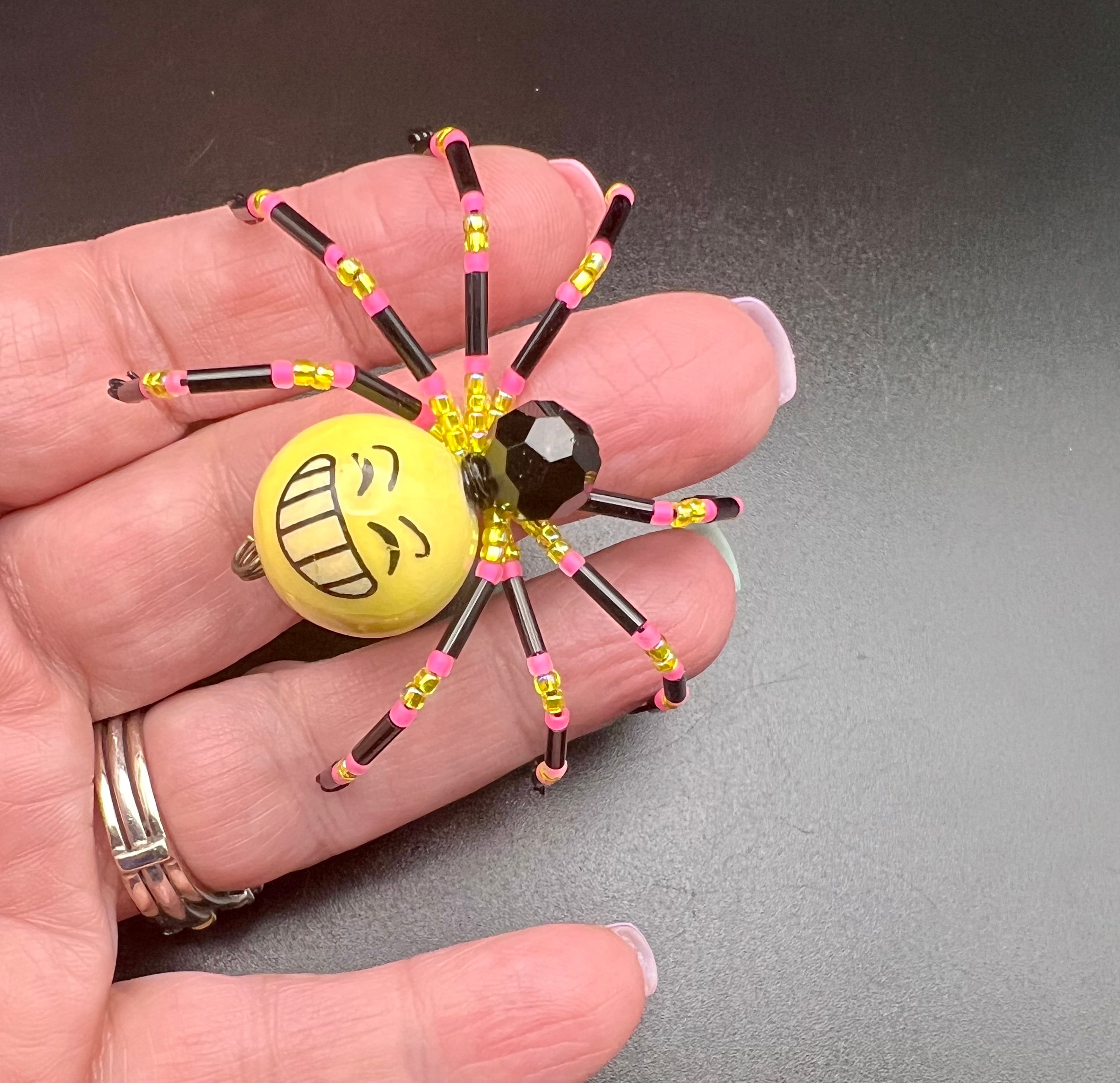 Happy Happy Smiley Spider - Etsy