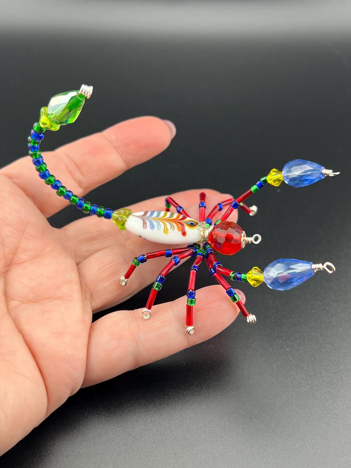 Beaded Scorpion - Multicolor - Etsy