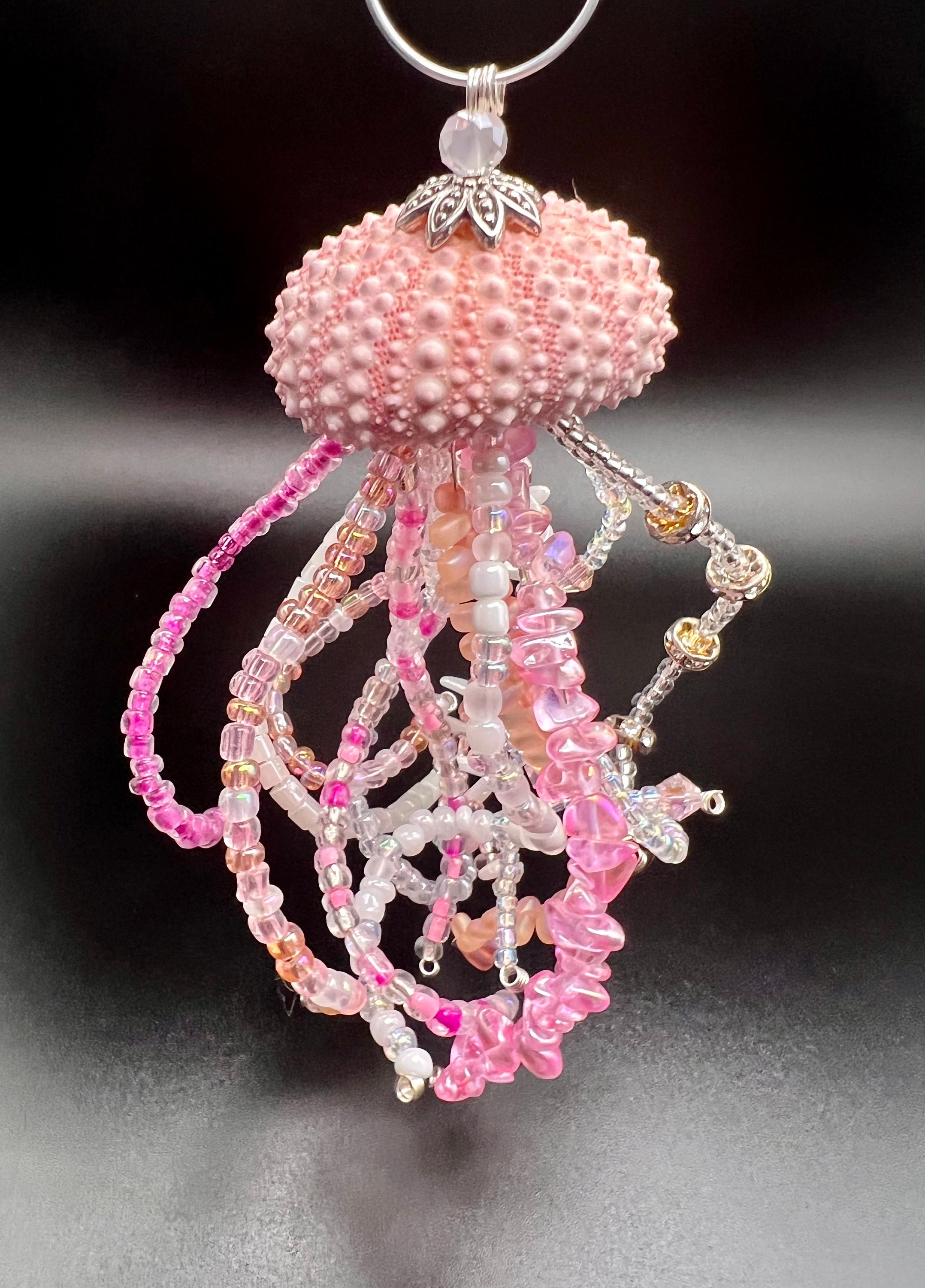 Beaded Jellyfish Pink - Etsy