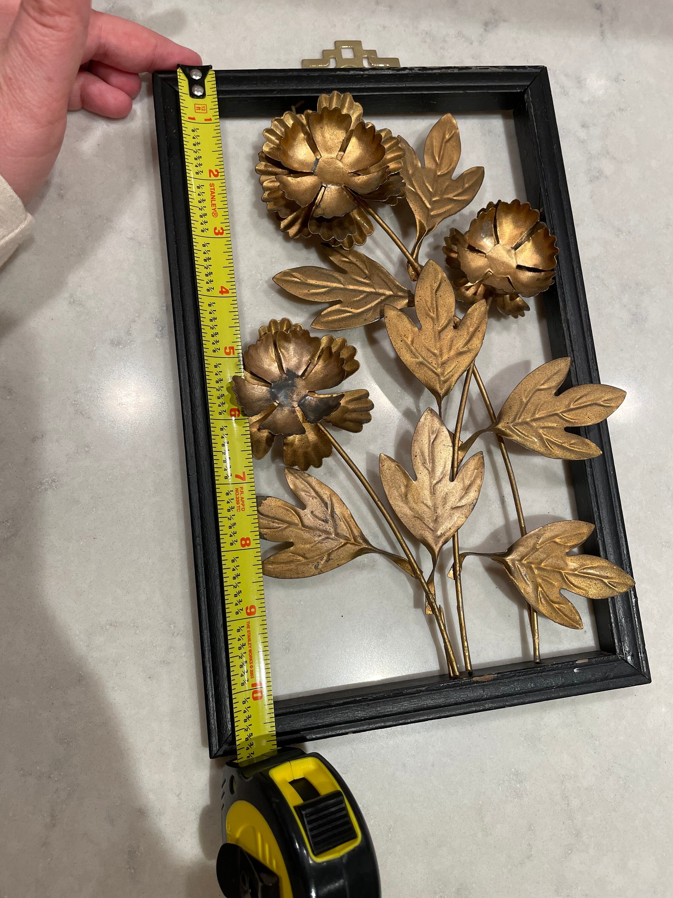 MCM 3D Framed Metal Flowers - Etsy