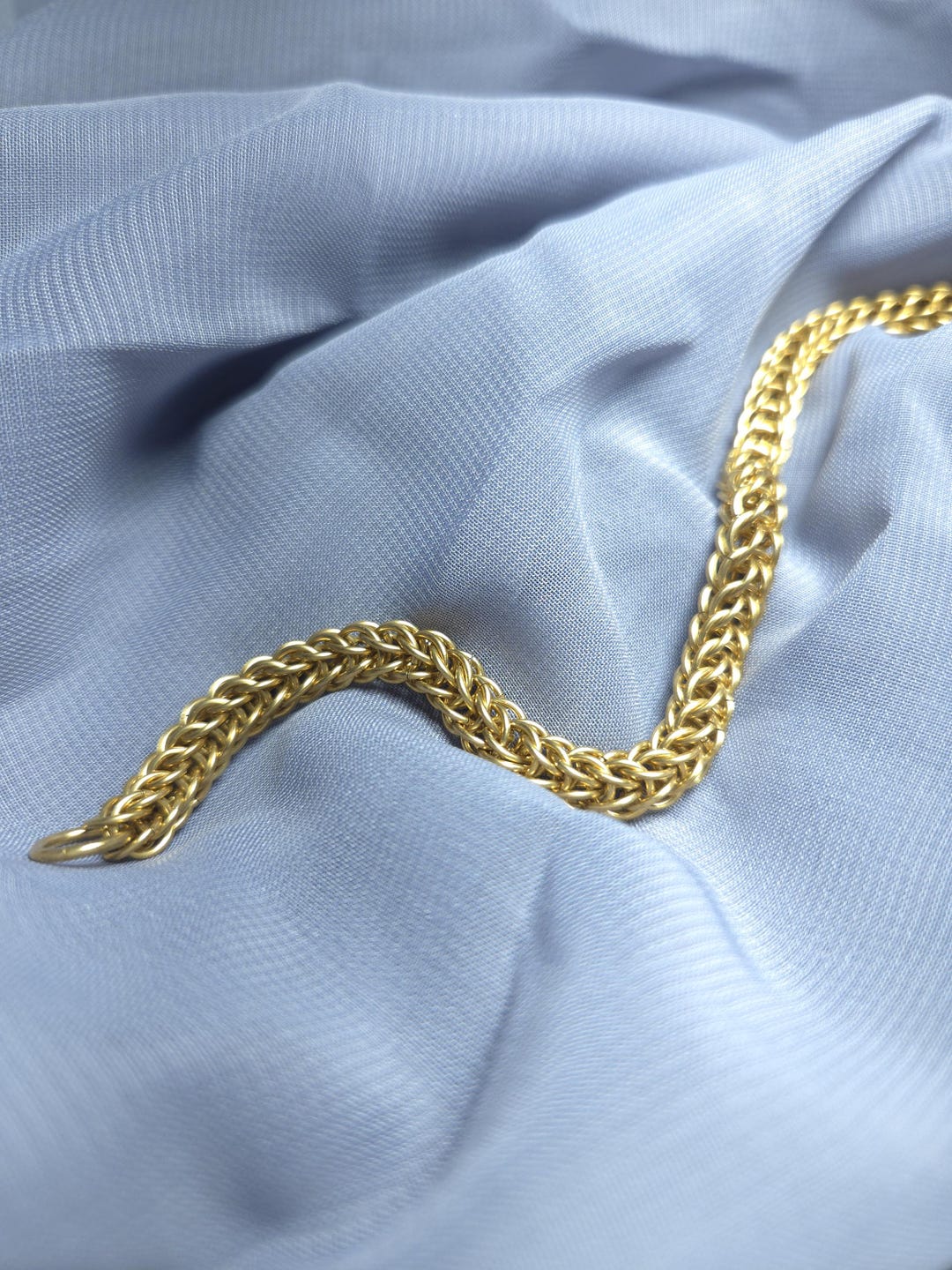 Full Persian Chain Maille Bracelet, Gold - Etsy