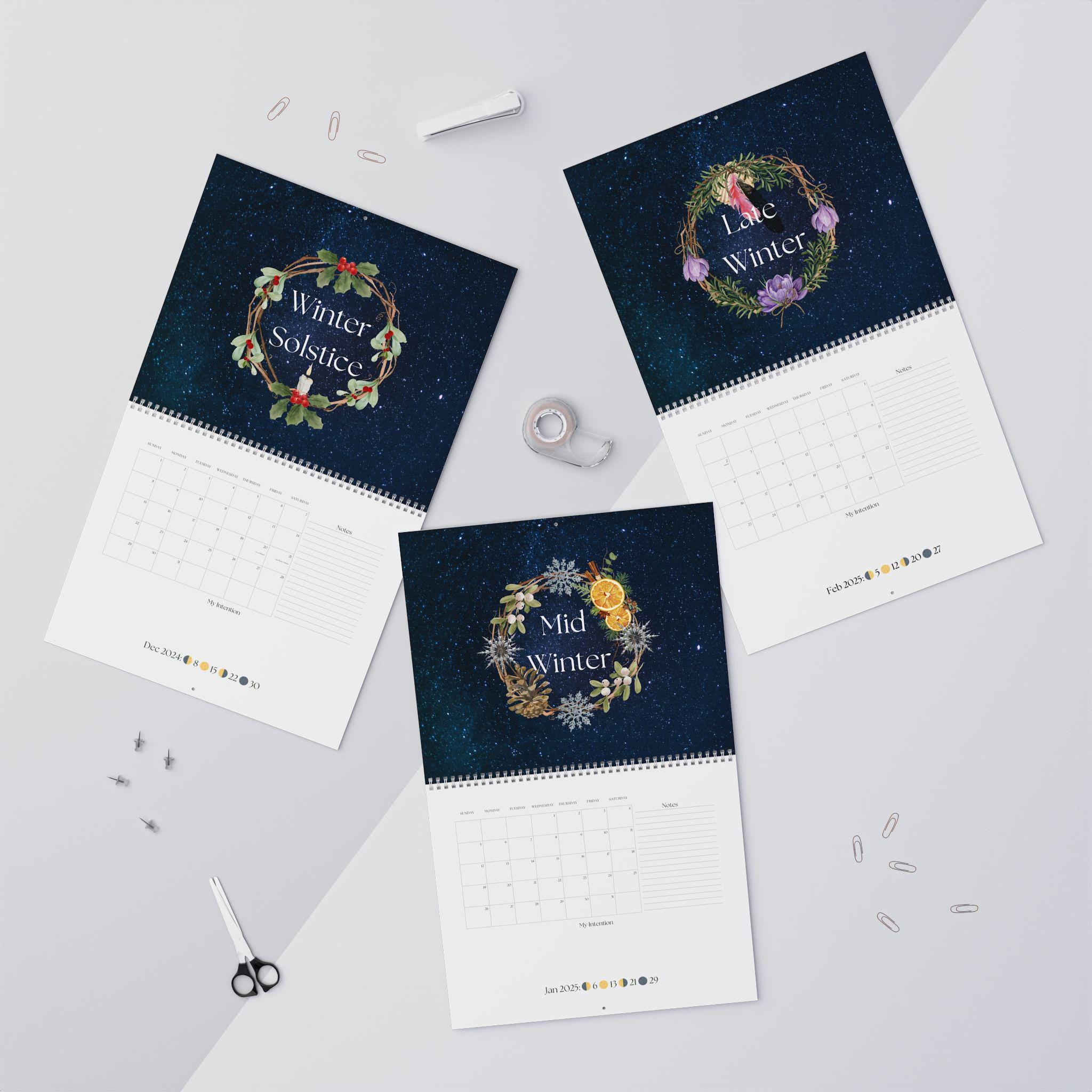 2025 Wheel of the Year Seasons Calendar | Pagan, Wiccan, Witchcraft ...