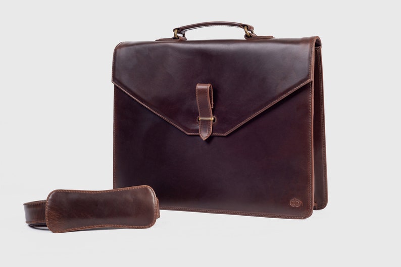 Premium Handmade Leather Messenger Bag, Laptop Briefcase Bag, Leather Shoulder Bag,documents Bag ...