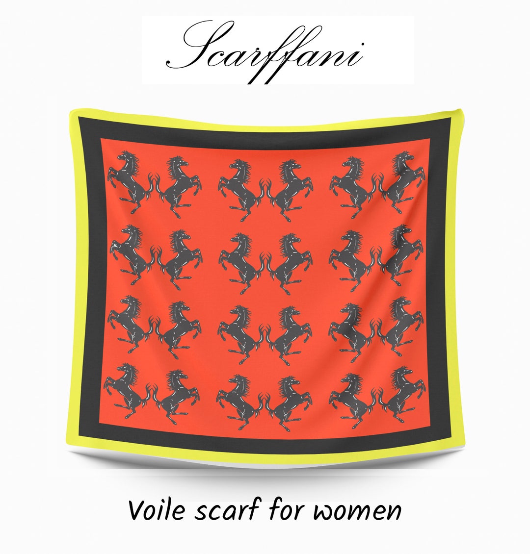 Formula 1 Scarf for Women Ferrari F1 Gift Formula 1 Gift for Woman ...