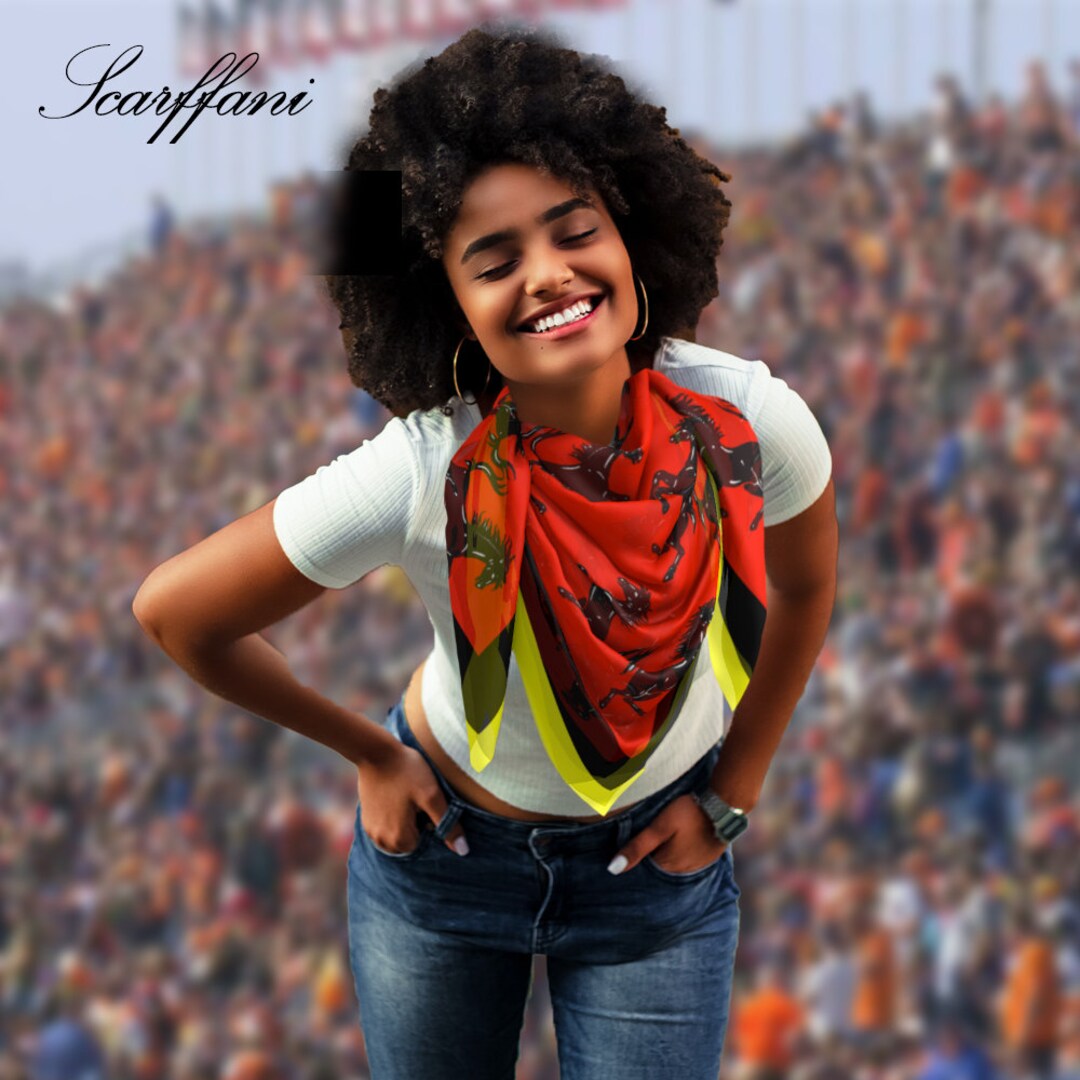 Formula 1 Scarf for Women Ferrari F1 Gift Formula 1 Gift - Etsy
