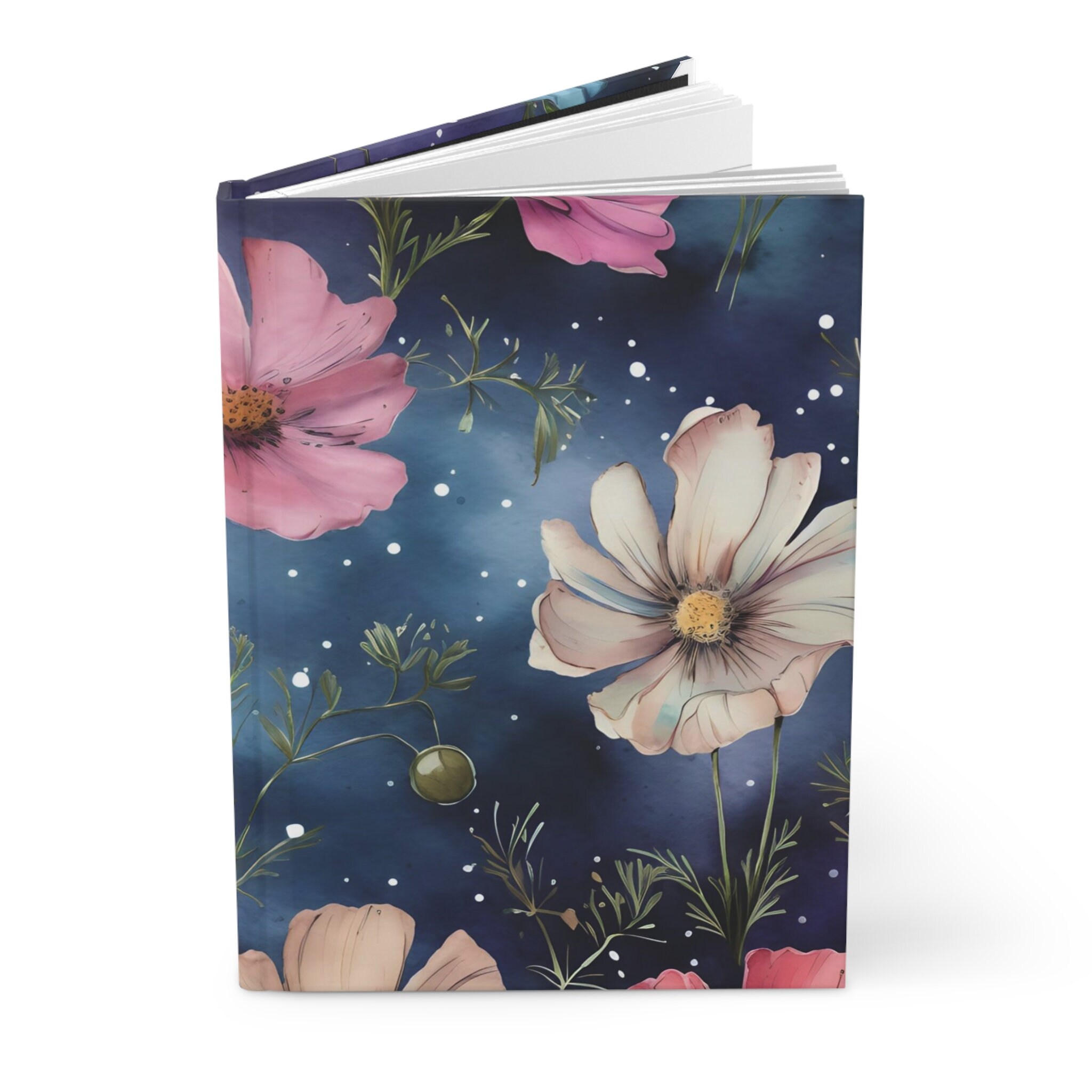 Cosmos Birth Flower Manifestation Gratitude Journal Gift for Her ...