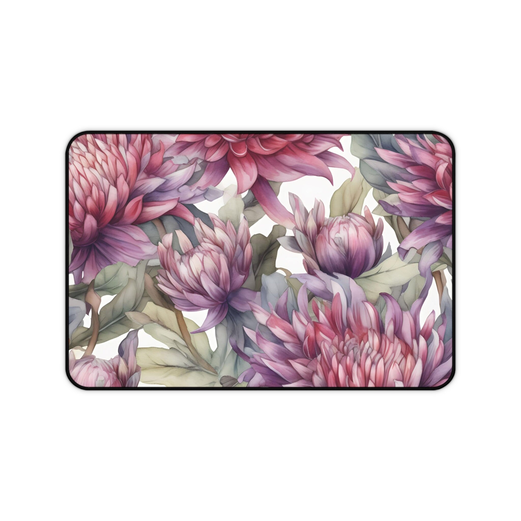 Birth Month Flower Desk Mat Gift Chrysanthemum November Large Gaming ...
