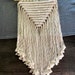 Medium Triangle Macrame Natural Rope Wall Hanging | Boho Decor for Home ...