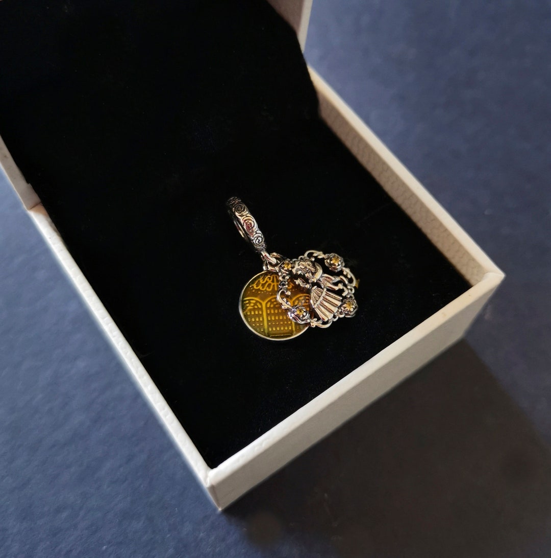 Disney Beauty and the Beast Dancing Belle Double Dangle Charm - Etsy