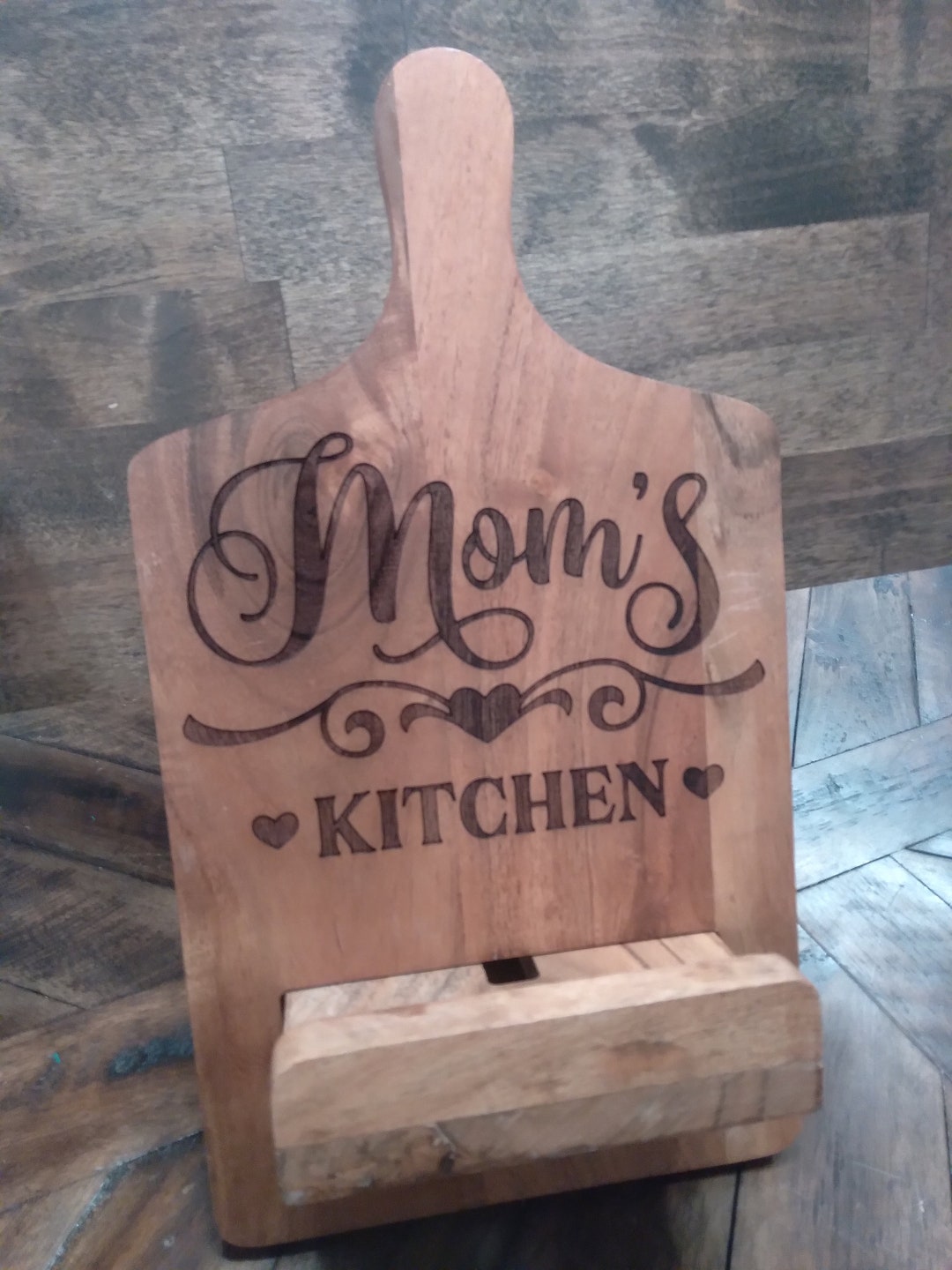 Laser Engraved Recipe Stand - Etsy