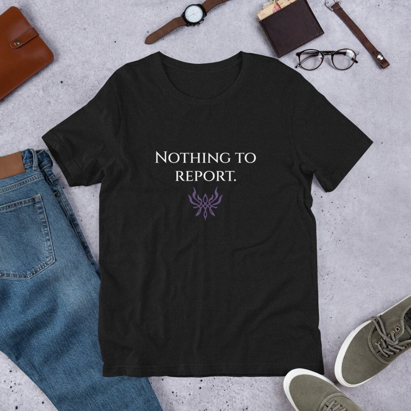 Nothing to Report Shirt | Fire Emblem Three Houses Gamer Tee - Etsy
