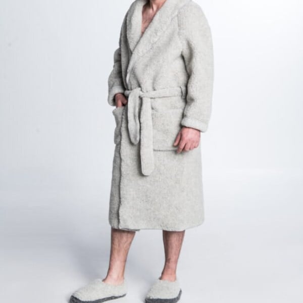 Wool Robe - Etsy