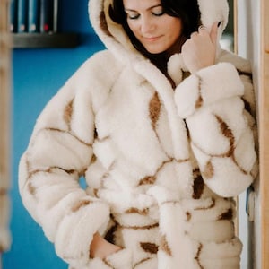 Wool Robe With Hood GRAY / Unisex Soft 100% Merino Wool Robe, Morning ...