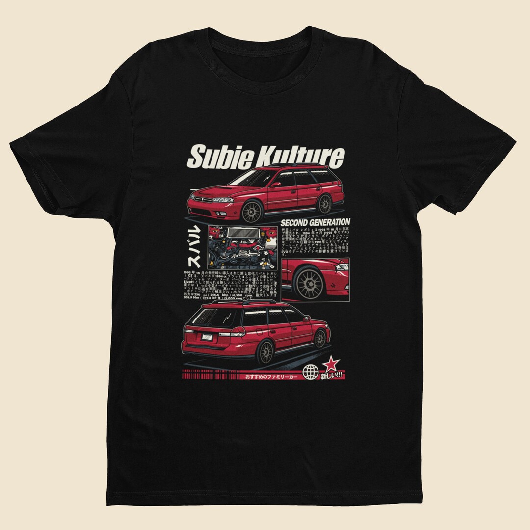Custom Subie Kulture Legacy T-shirt - Etsy
