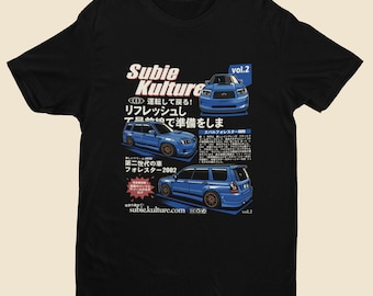 Custom Subie Kulture Three Generations of Forester T-shirt - Etsy