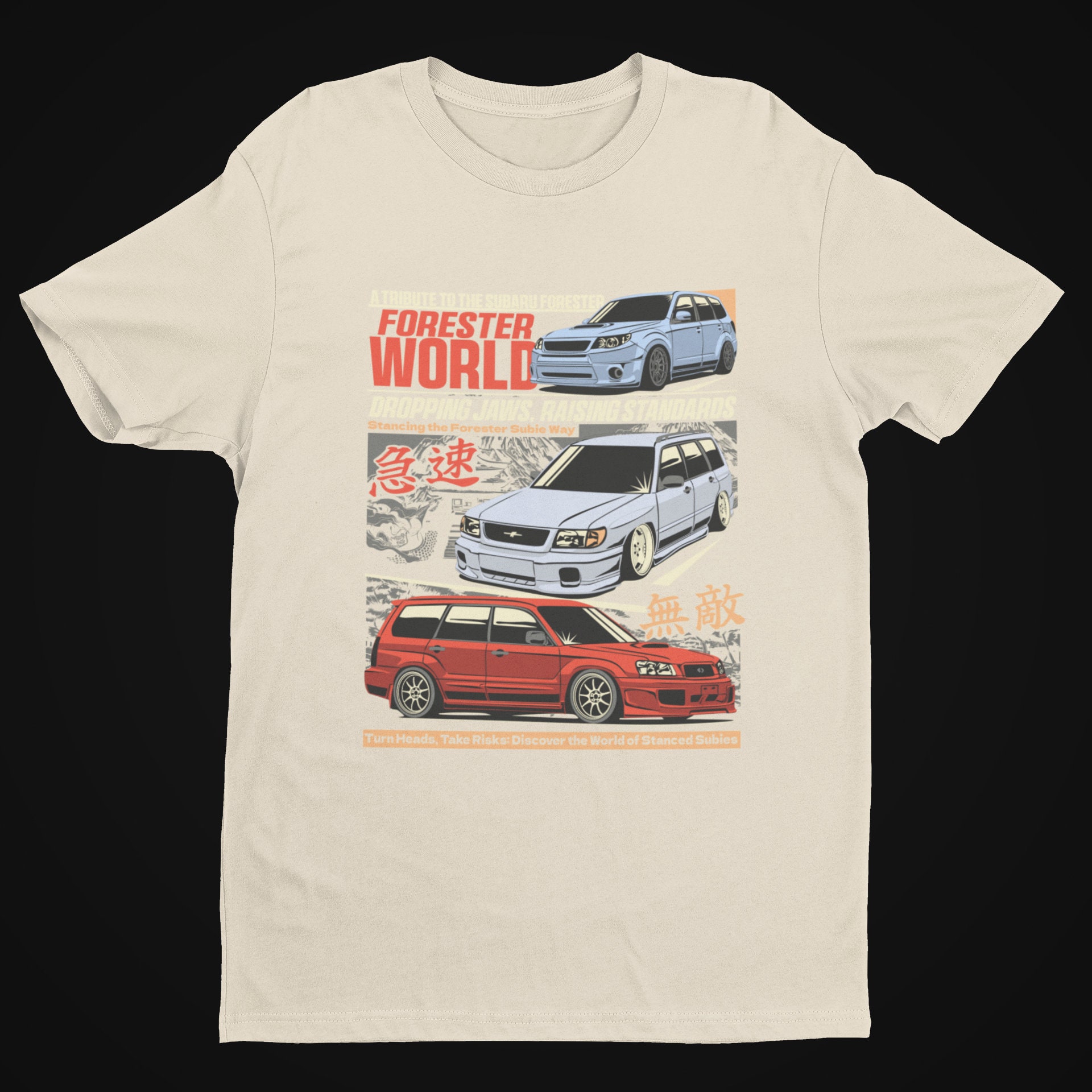 Custom Subie Kulture Three Generations of Forester T-shirt - Etsy