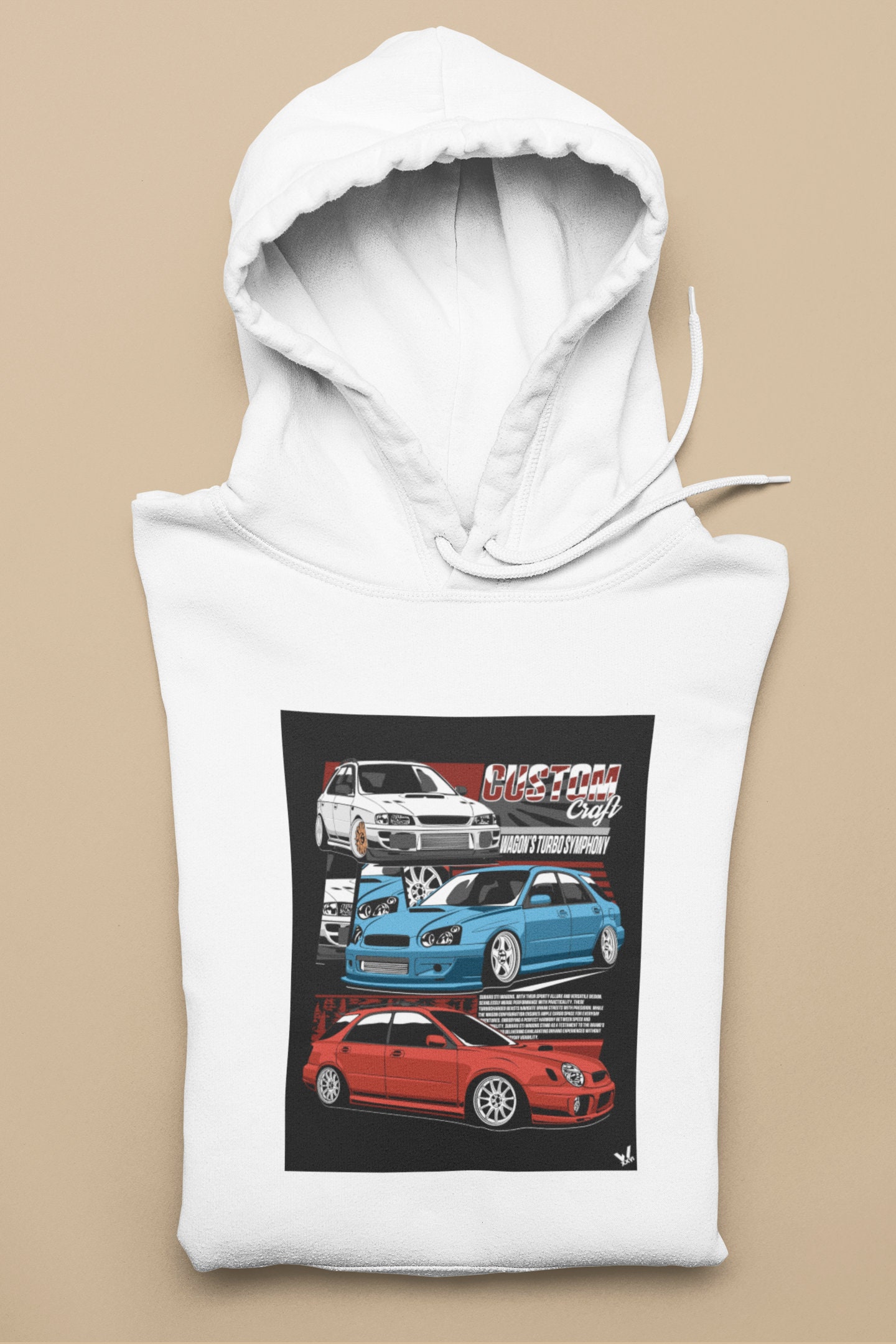 Custom Subaru WRX Three Generations Hoodie - Etsy