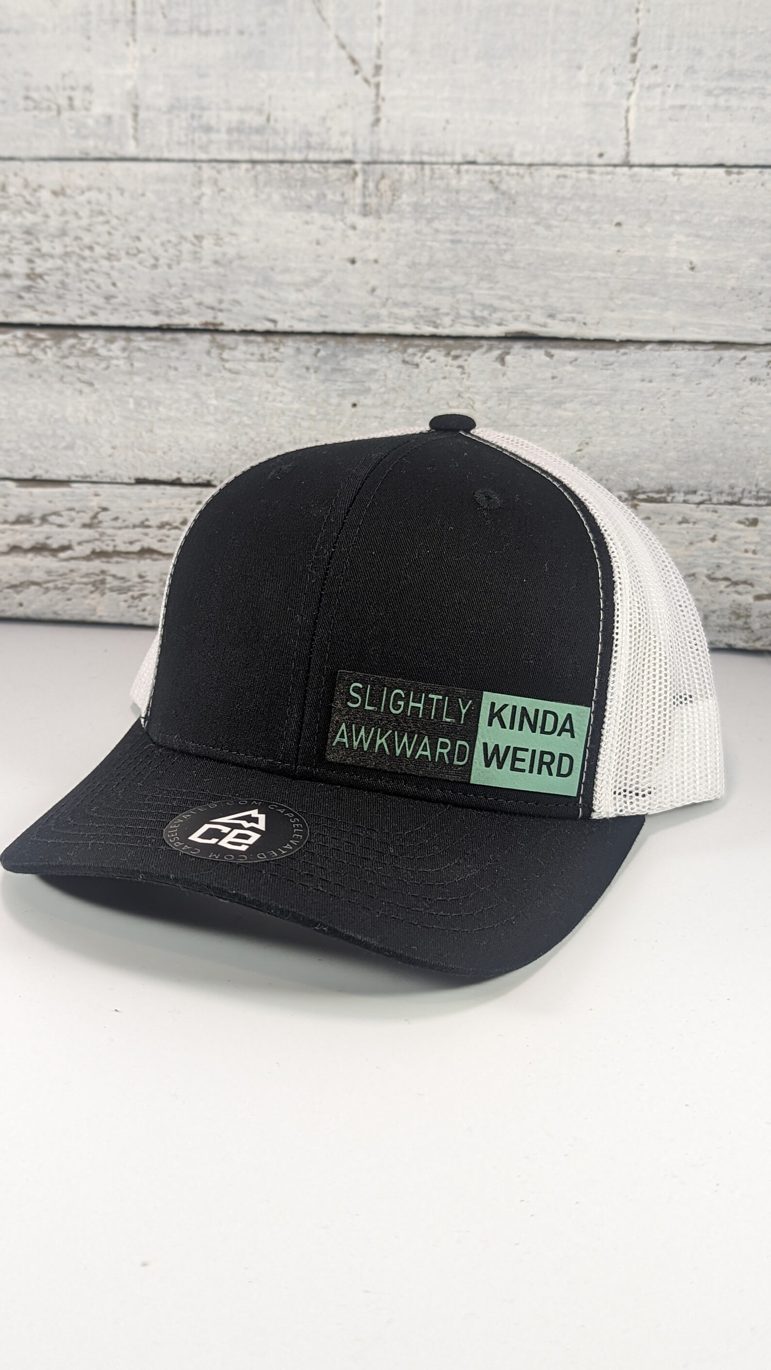 Slightly Awkward Kind Weird Leather Patch Hat, Best Selling Hats, Mans ...