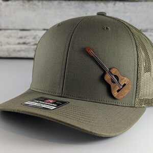 Guitar Wood Patch Hat: With Strings Unique Music Lover Snapback - Etsy
