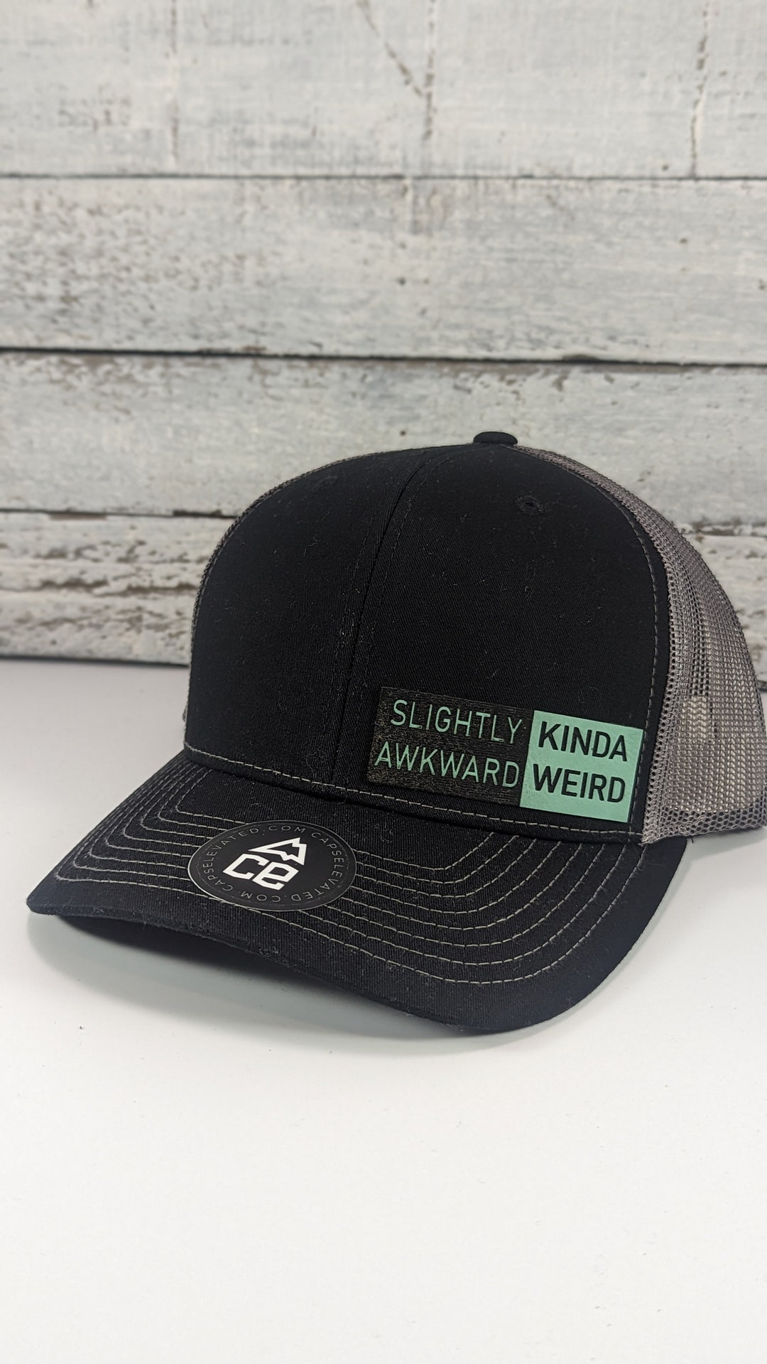 Slightly Awkward Kind Weird Leather Patch Hat, Best Selling Hats, Mans ...
