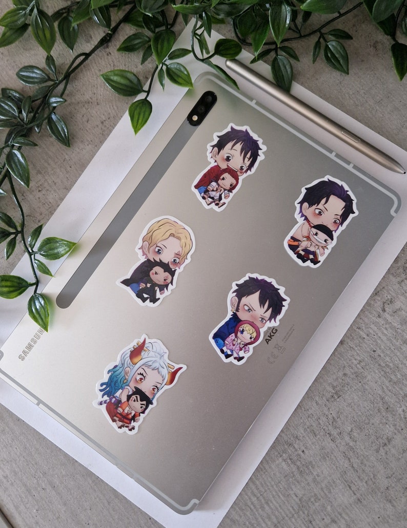 One Piece Chibi Stickers Luffy Law Sabo Ace Yamato - Etsy