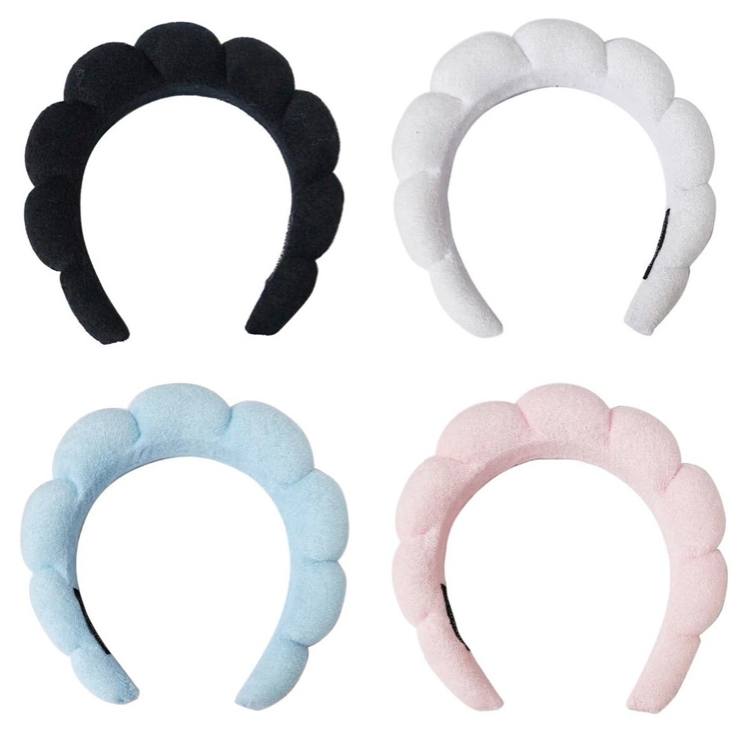 Handmade French Terry Cloth, Croissant Headband, Spa, Soft and Light ...