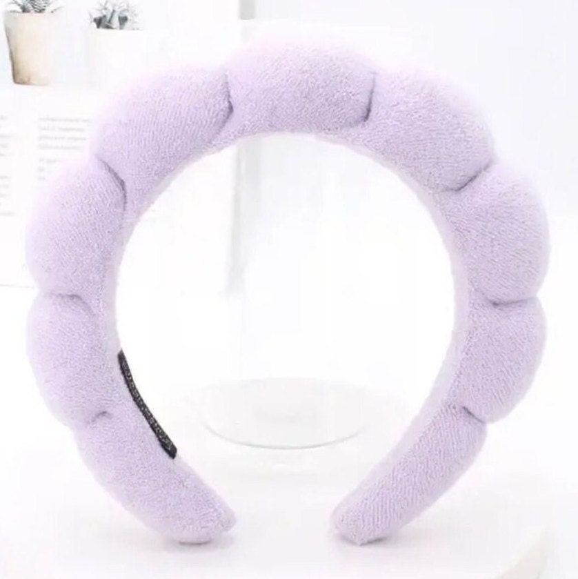 Handmade French Terry Cloth, Croissant Headband, Spa, Soft and Light ...