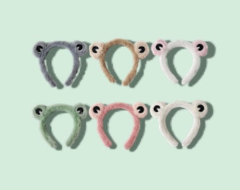 Crochet Frog Eye Strapped Headband Handmade Warm Frog Hat - Etsy