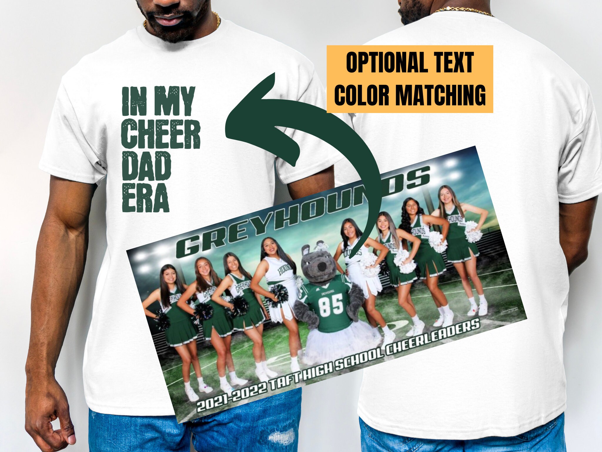 Cheer Dad Shirt in My Cheer Dad Era Custom Cheer Dad Shirt - Etsy
