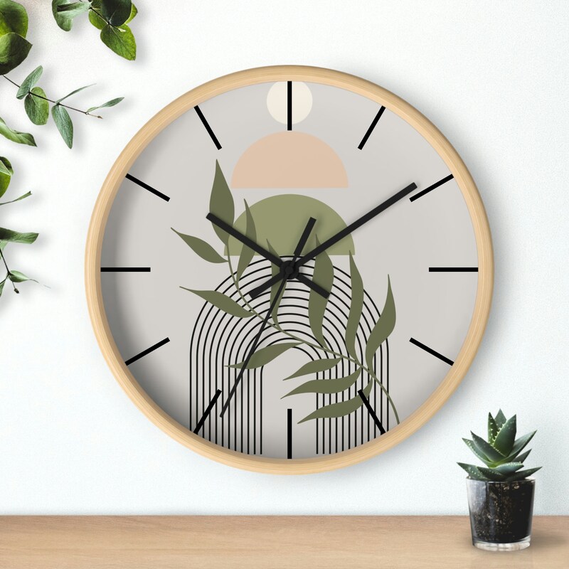 Mid Century Wall Clock - Etsy