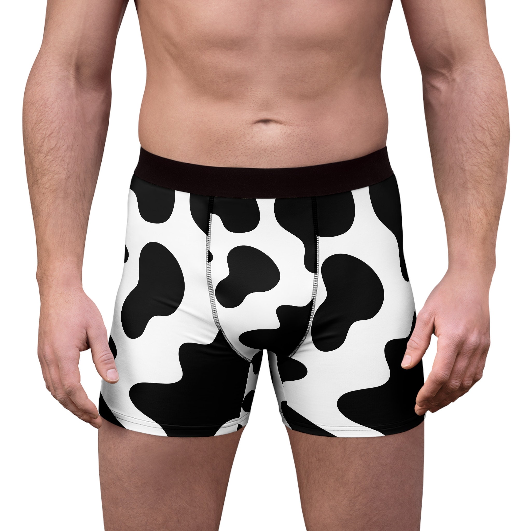 Cow Print Men's Boxer Briefs - Etsy