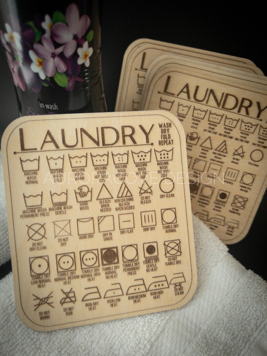 Laundry Symbol Chart - Etsy
