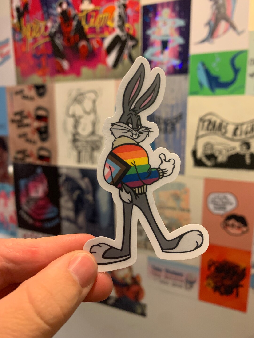 Bugs Bunny LGBTQ Pride Sticker - Etsy