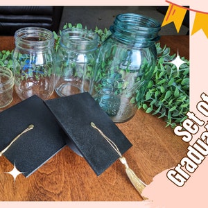 Graduate's Delight: 2-pack 3d-printed 2024 Graduation Cap Jar Topper ...