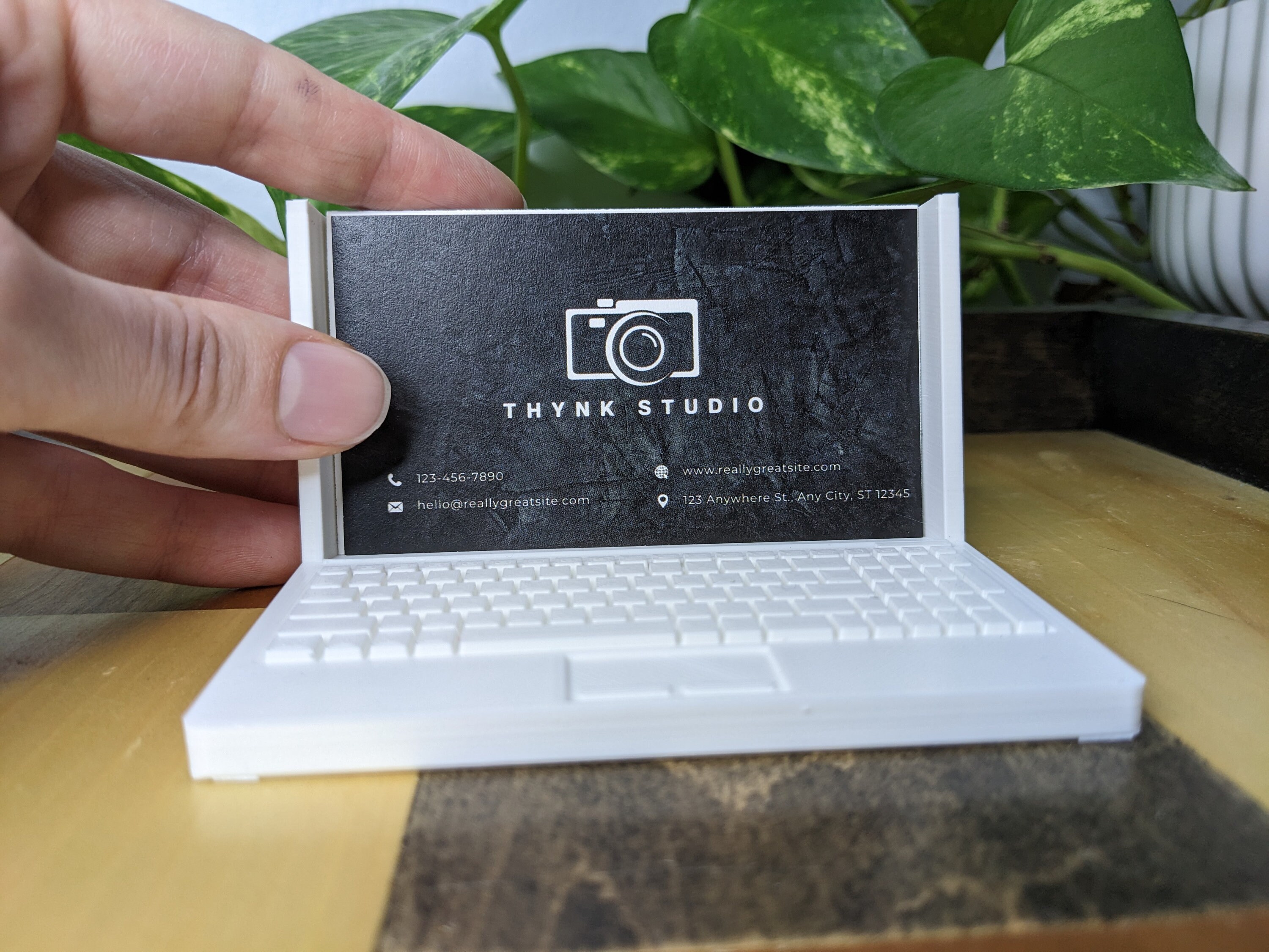 Tech-savvy Business Card Display: A Unique & Creative - Etsy