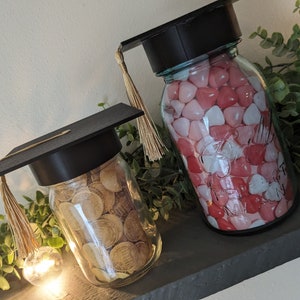 Graduate's Delight: 2-pack 3d-printed 2024 Graduation Cap Jar Topper ...
