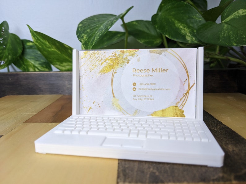 Tech-savvy Business Card Display: A Unique & Creative - Etsy