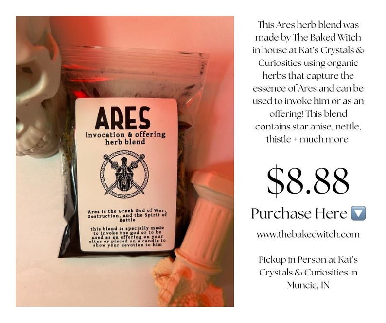 Ares ~ Invocation & Offering Herb Blend - Etsy