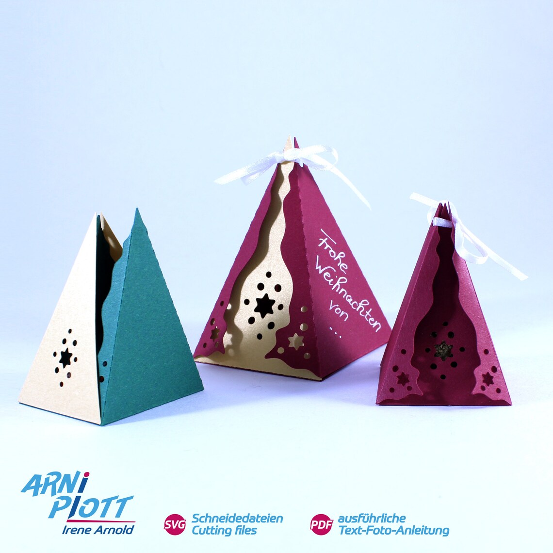 Plotter File Gift Box, Pyramid Box, Packaging Candy, Little Something ...