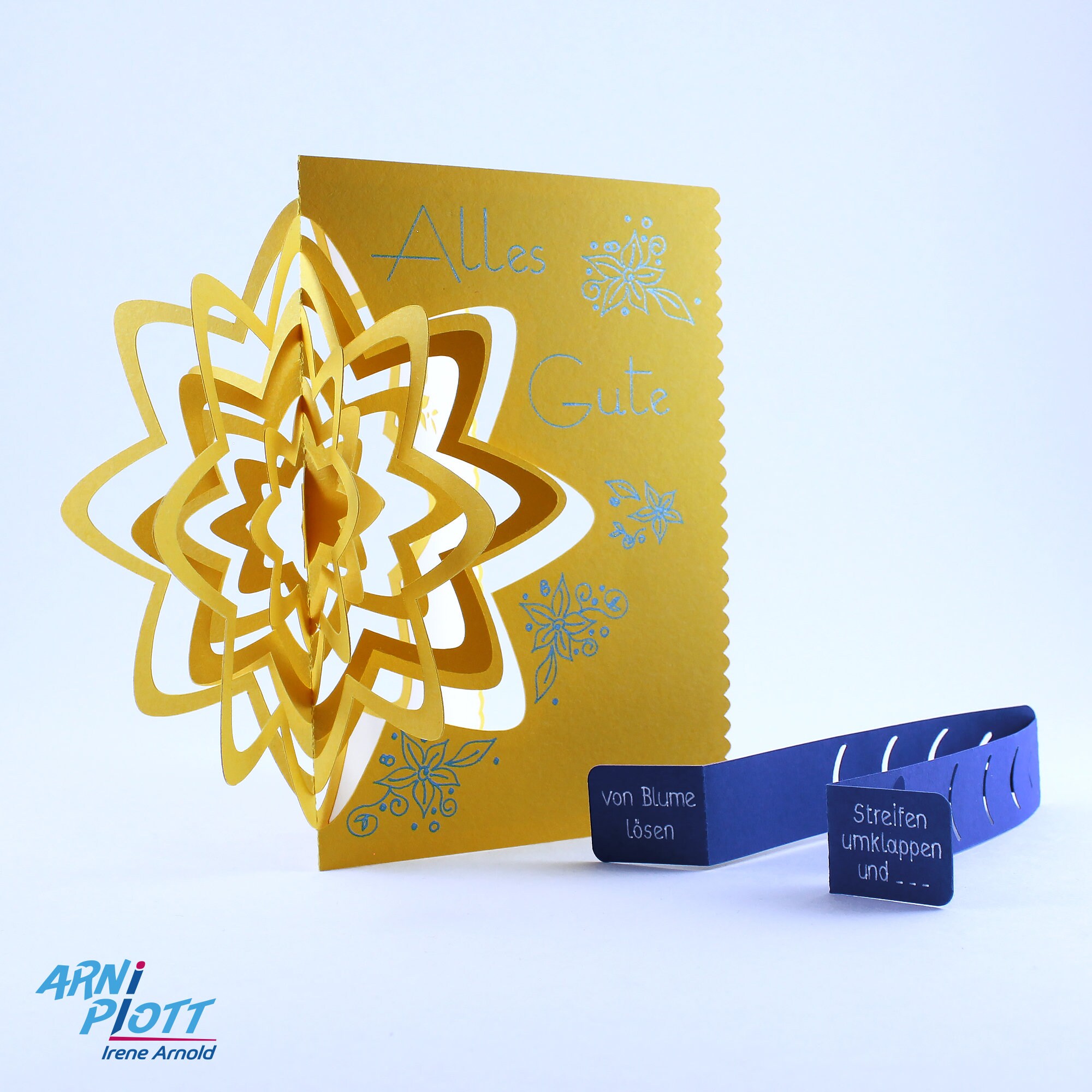 Plotter File, Plotter Template Pop-up Greeting Card, Birthday Card ...