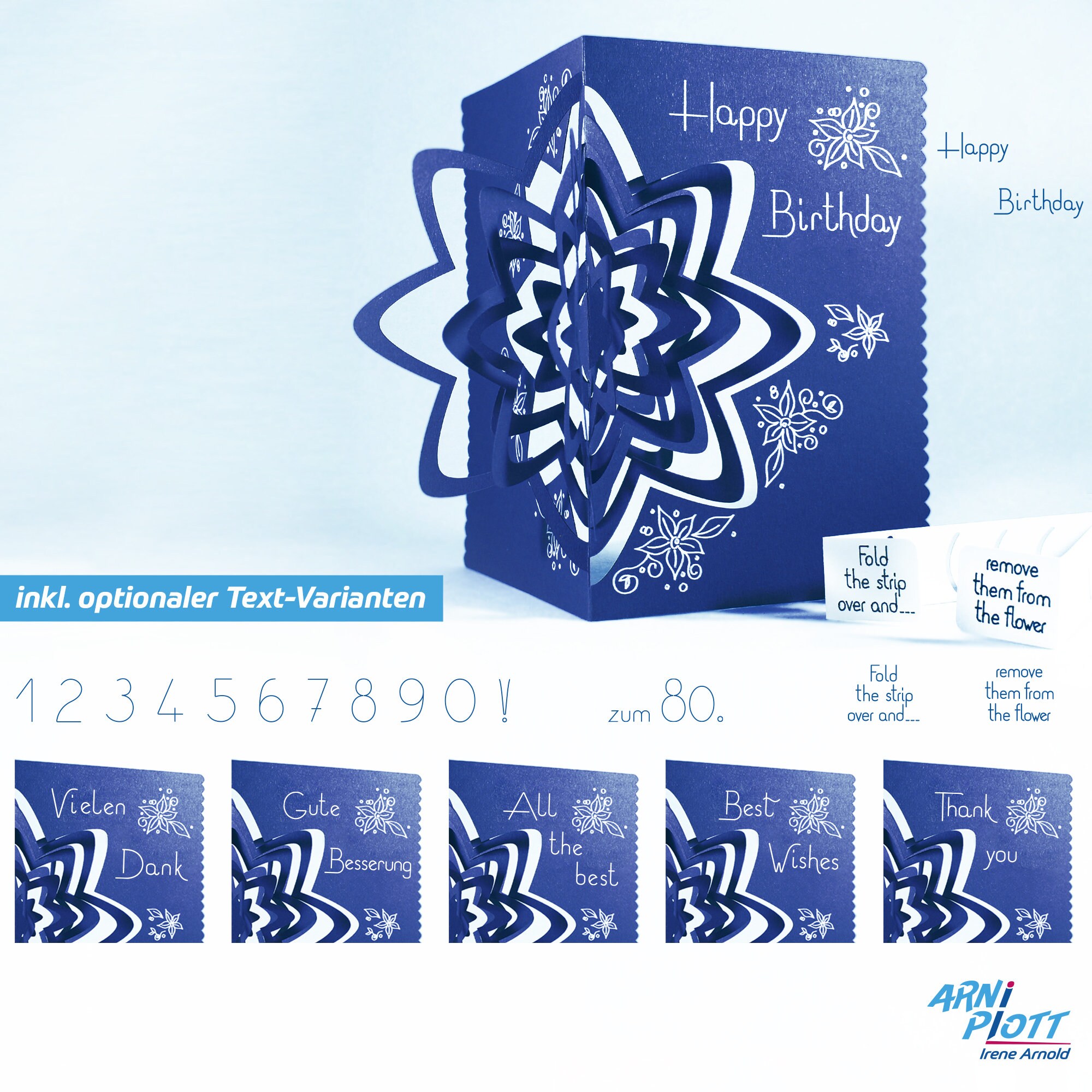 Plotter File, Plotter Template Pop-up Greeting Card, Birthday Card ...