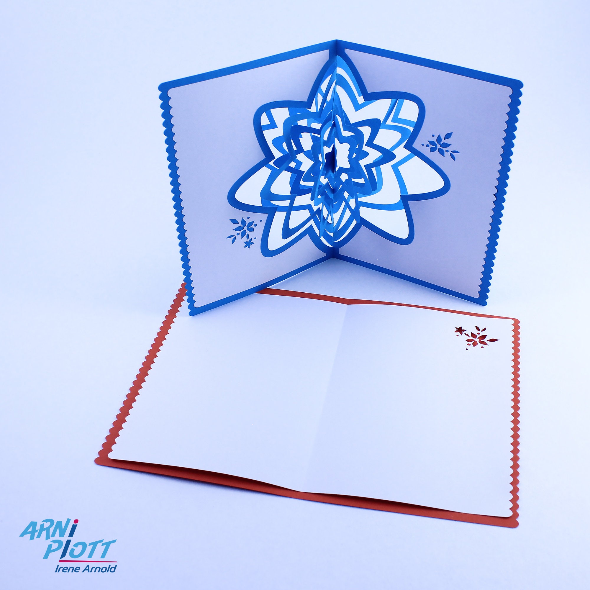 Plotter File, Plotter Template Pop-up Greeting Card, Birthday Card ...